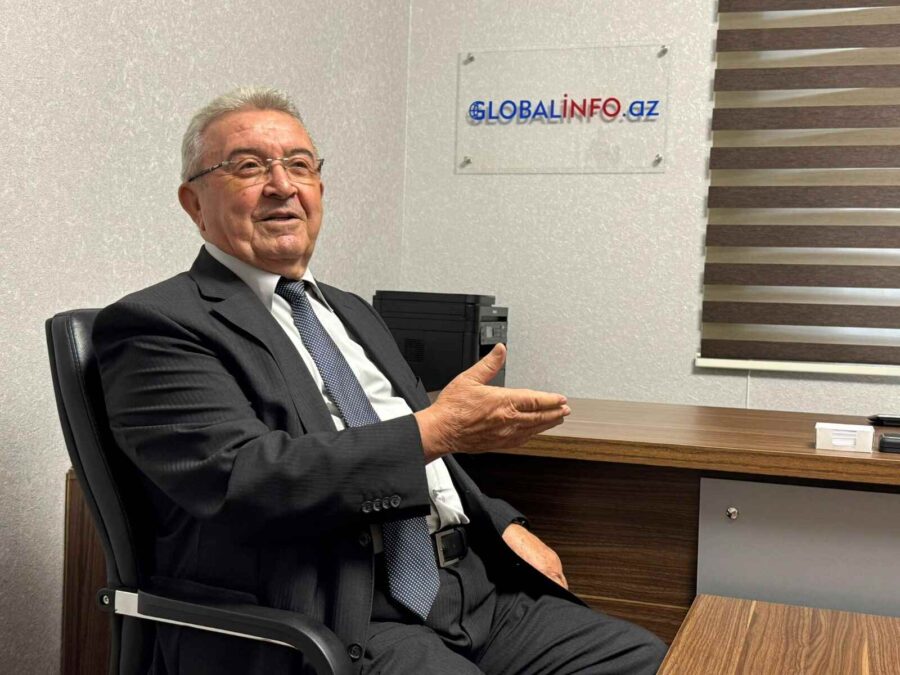 Misir Mərdanov Globalinfo.az-ın qonağı oldu - FOTOLAR - Globalinfo.az